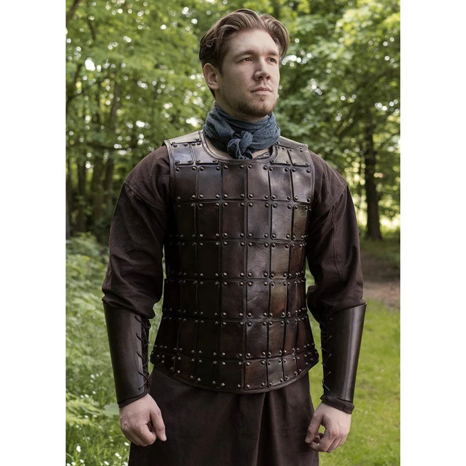 Medieval Brigantine Breastplate Medieval Leather Armor - Etsy