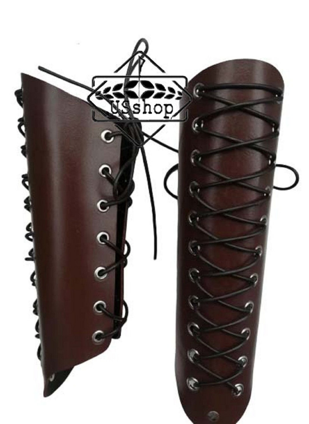Leather Arm Guard Greek Armor Vambrace Collectible Arm & Leg - Etsy