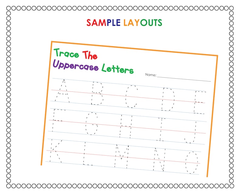 26 + 3 Printable Upper and Lower Case Alphabet Letters | Tracing ...