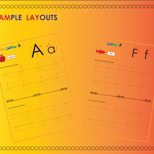 26 + 3 Printable Upper and Lower Case Alphabet Letters | Tracing ...