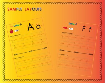 Printable Alphabet Upper and Lower Case | Letters Tracing Worksheets ...