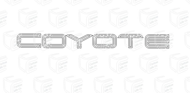 Coyote Font SVG, PNG - Digital File - Funny Saying - DIY Gifts - Laser ...