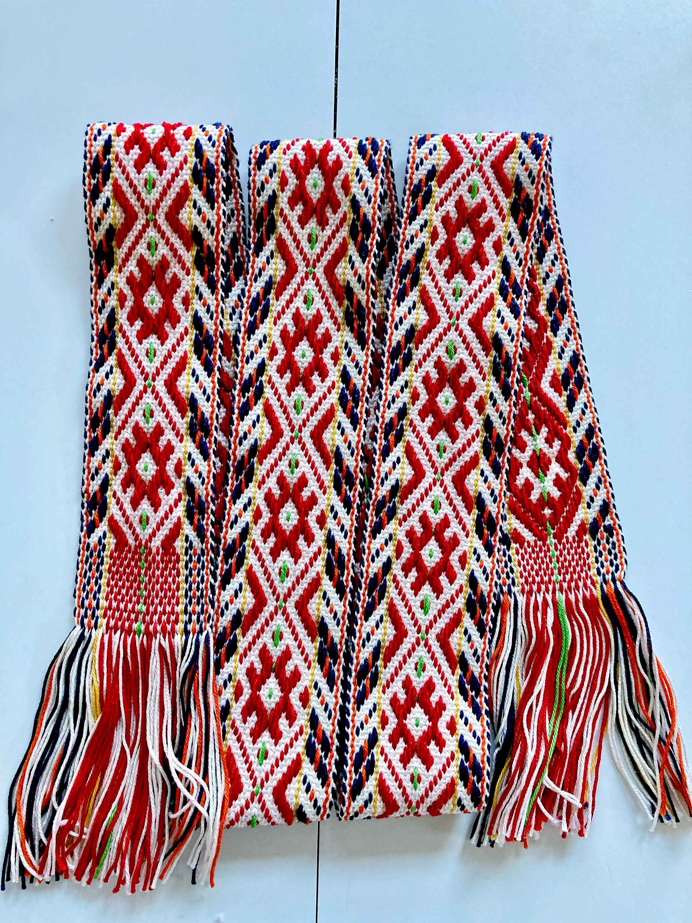 Hand-woven Sash in an Estonian Pattern - Etsy