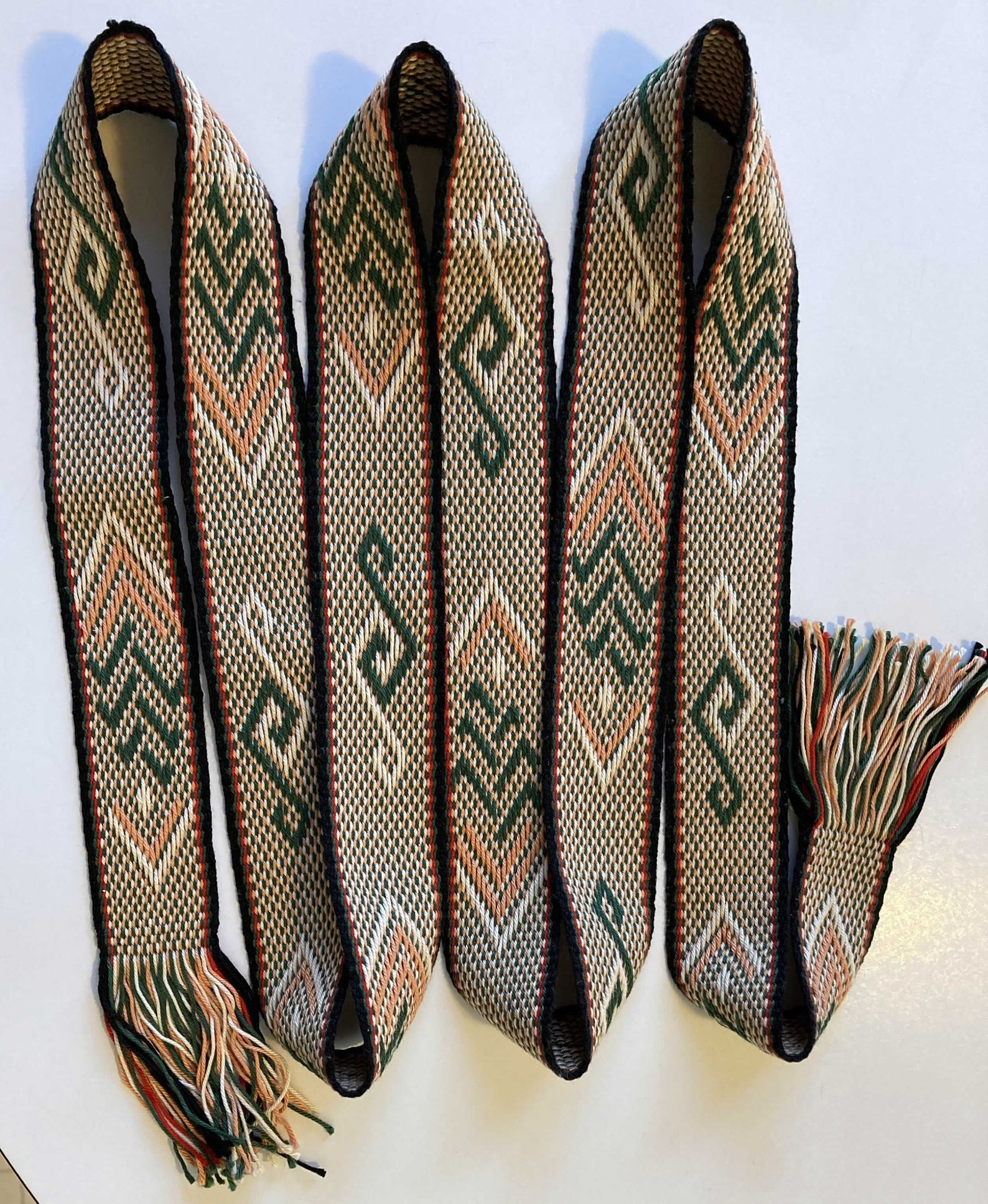 Three-color Hand-woven Band - Etsy