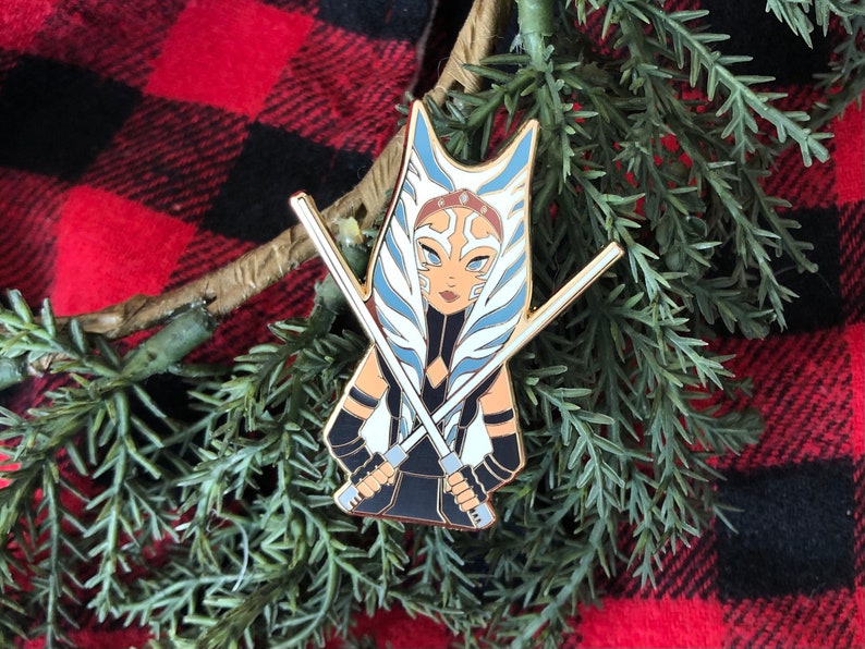Ahsoka Tano Hard Enamel Pin Star Wars Accessory Jedi Etsy