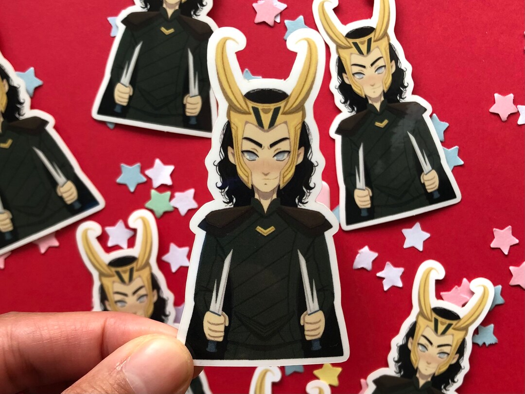 Loki Sticker Loki Inspired Sticker Marvels Avengers Thor Sticker ...