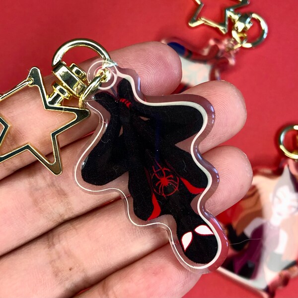 Spiderverse Keychain - Etsy