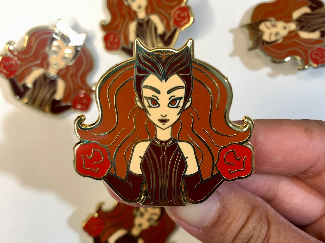 RETIRING Witch Enamel Pin Wanda Pin 1.75 In. Wandavision Avengers ...
