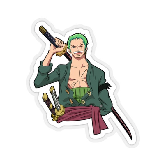 Zoro One Piece Sticker | Etsy