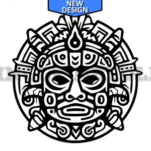 Aztec Tattoo Flash Sheet Stencil for Real Stick and Poke Tattoos - Etsy