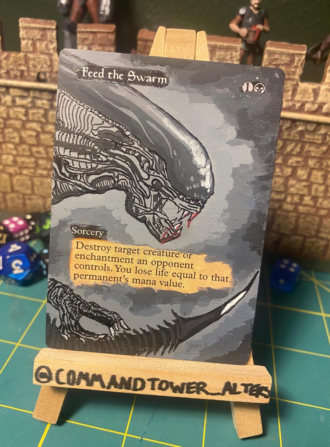 Altered Feed the Swarm, Alien - Etsy