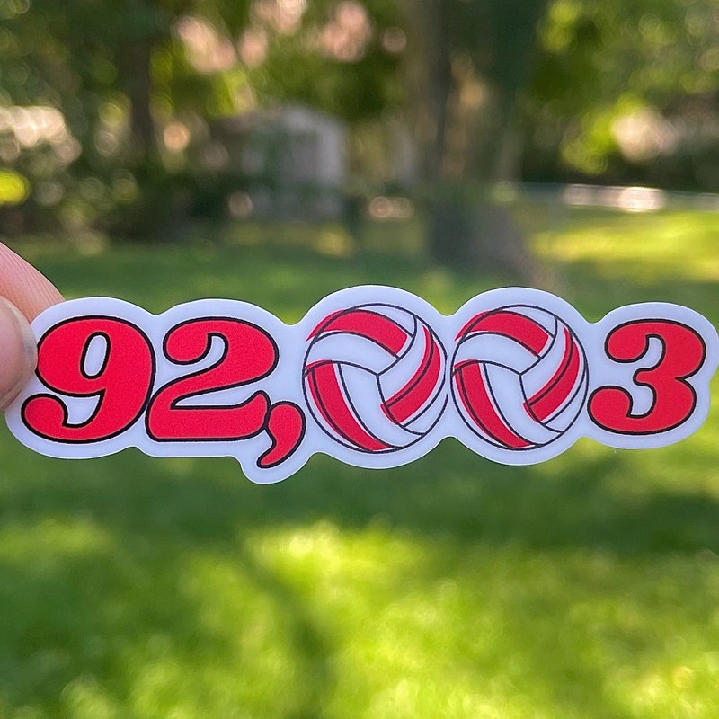 Volleyball Stickers - Etsy
