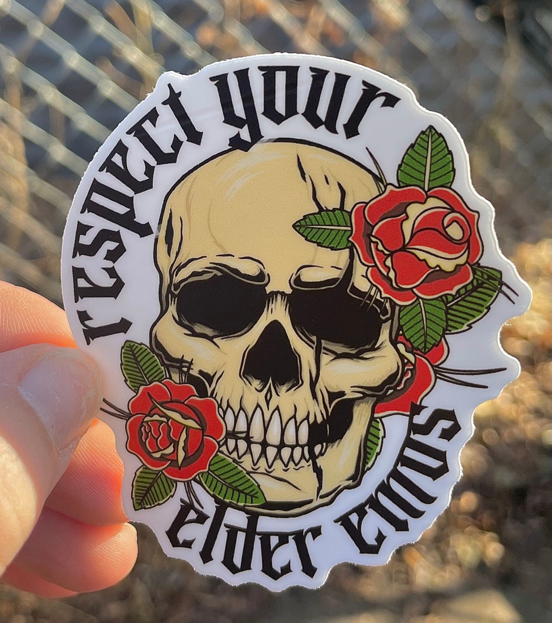 Elder Emo Sticker, Retired Emo Kid Sticker, Emo Music, Funny Sticker ...