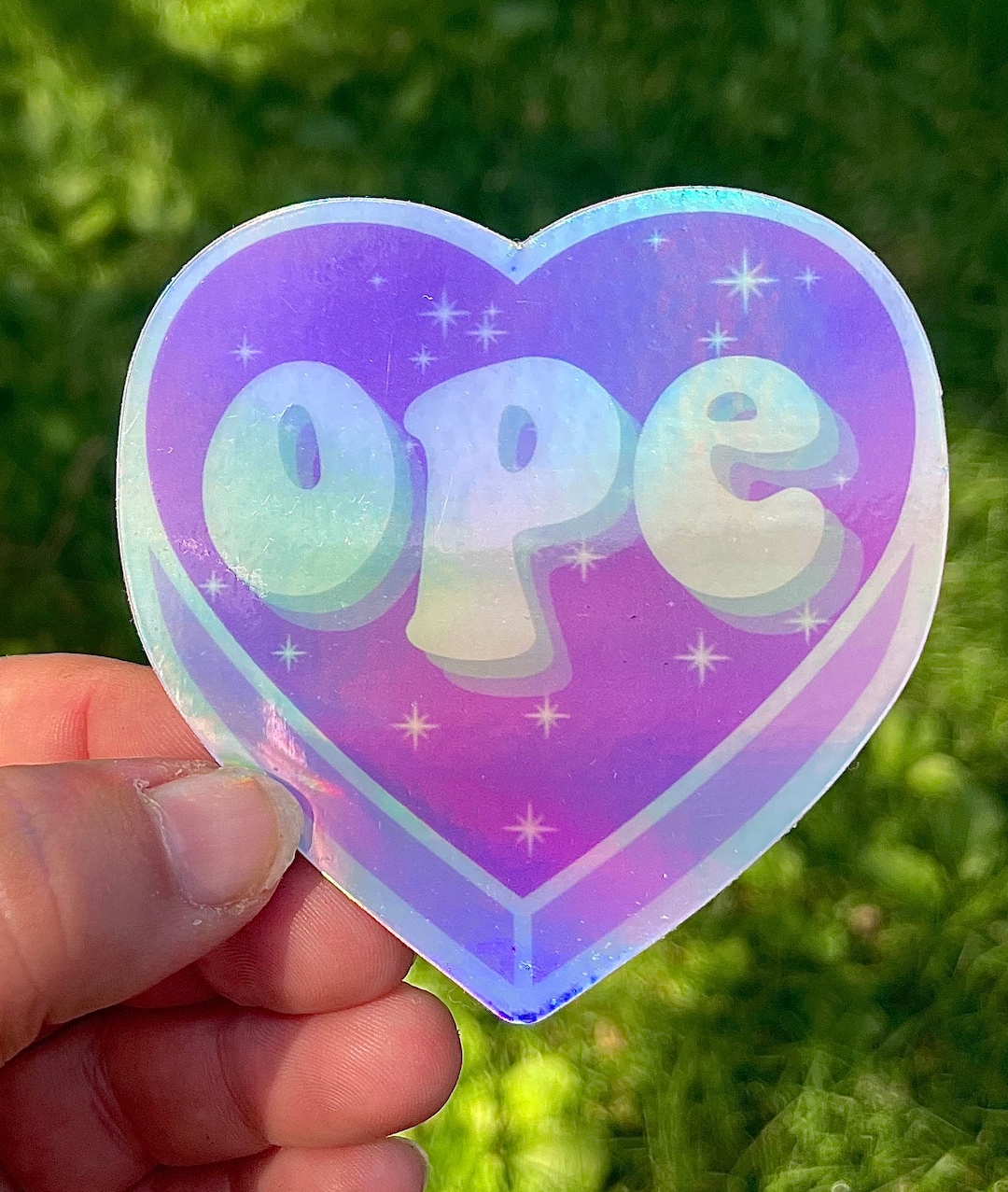 Holographic Ope Sticker, Midwestern Sticker, Midwest Sticker, Candy ...