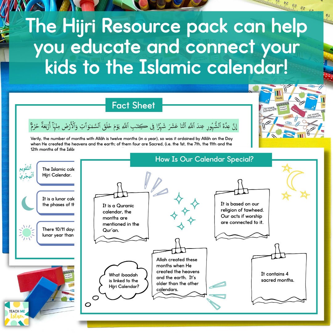 The Islamic Hijri Calendar Resource Pack - Etsy