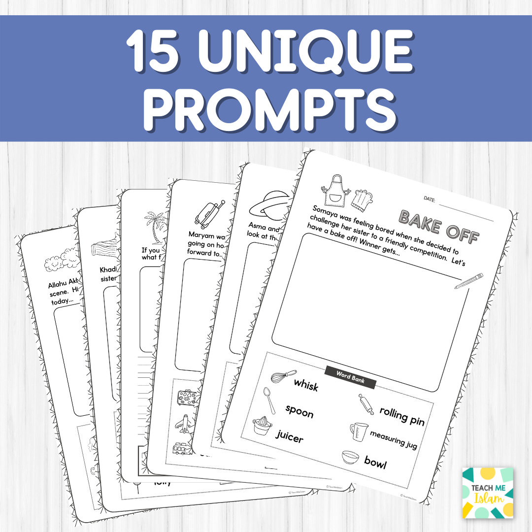 Creative Writing Prompts for Muslim Kids - Etsy