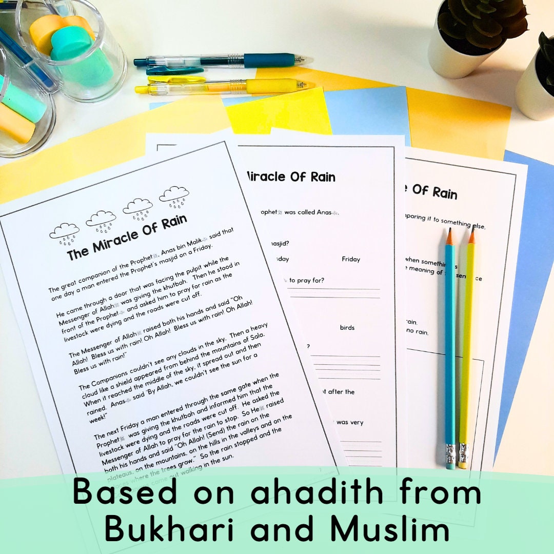 Islamic Reading Comprehension - Etsy
