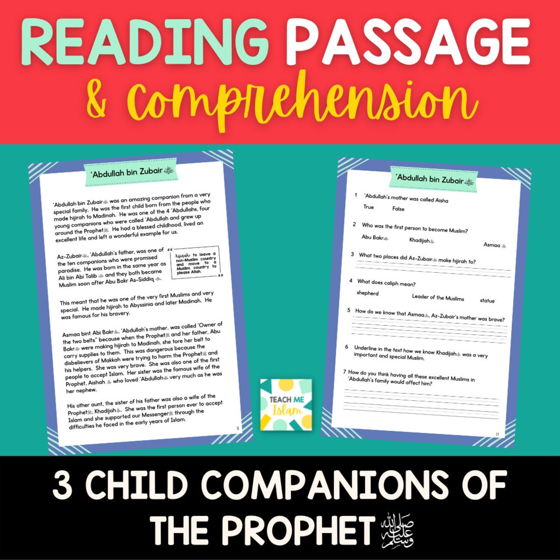 Reading Comprehensions Bundle - Etsy