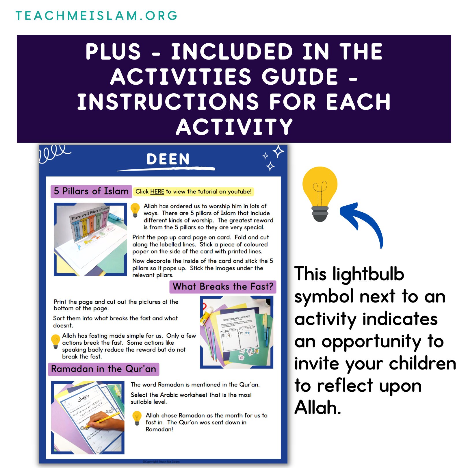 Ramadan Activities Unit for Muslim Kids Islamic Worksheets and ...