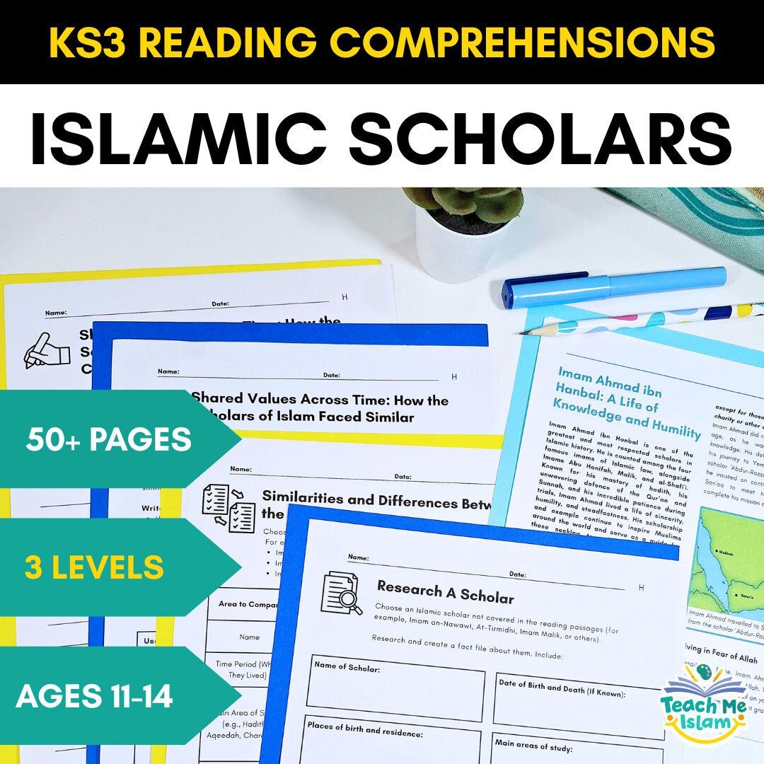Islamic Reading Comprehension for Kids – Famous Scholars | Muslim ...