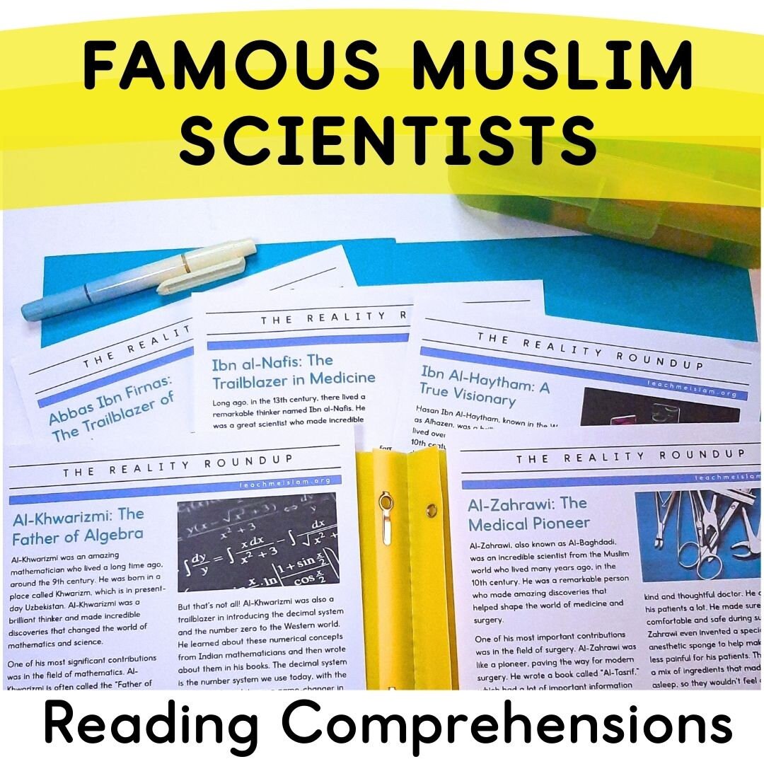 Famous Muslim Scientists Reading for Muslim Kids - Etsy