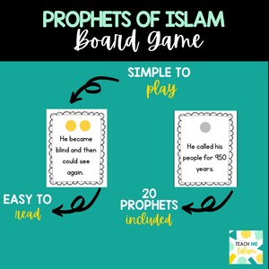 Islamic Prophets Board Game - Etsy