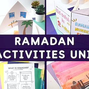 Ramadan Activities Unit for Muslim Kids Islamic Worksheets and ...