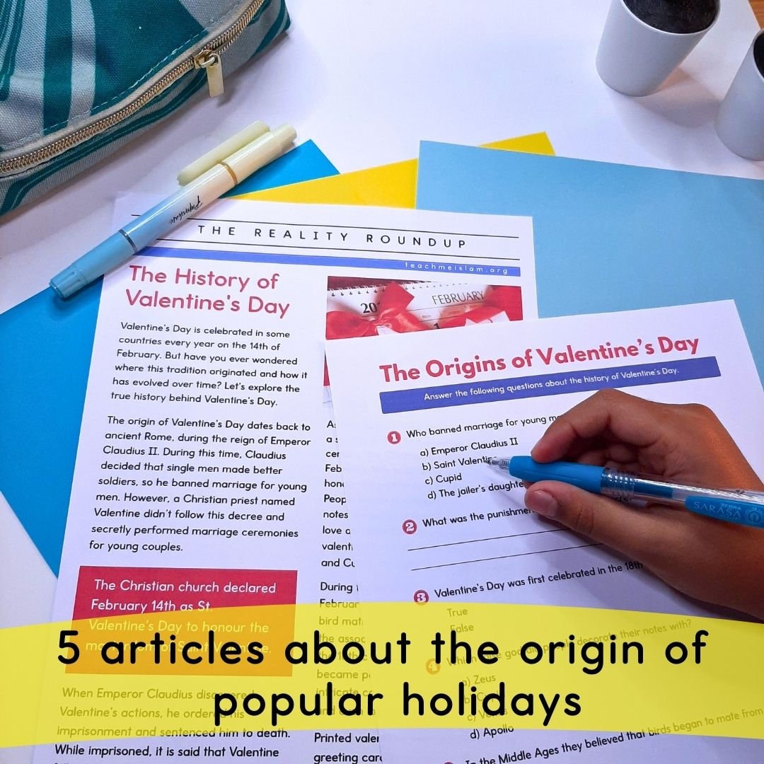 History of Holidays - Reading Passages for Muslim Children - Etsy