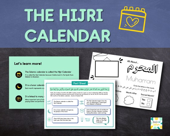 The Islamic Hijri Calendar Resource Pack - Etsy