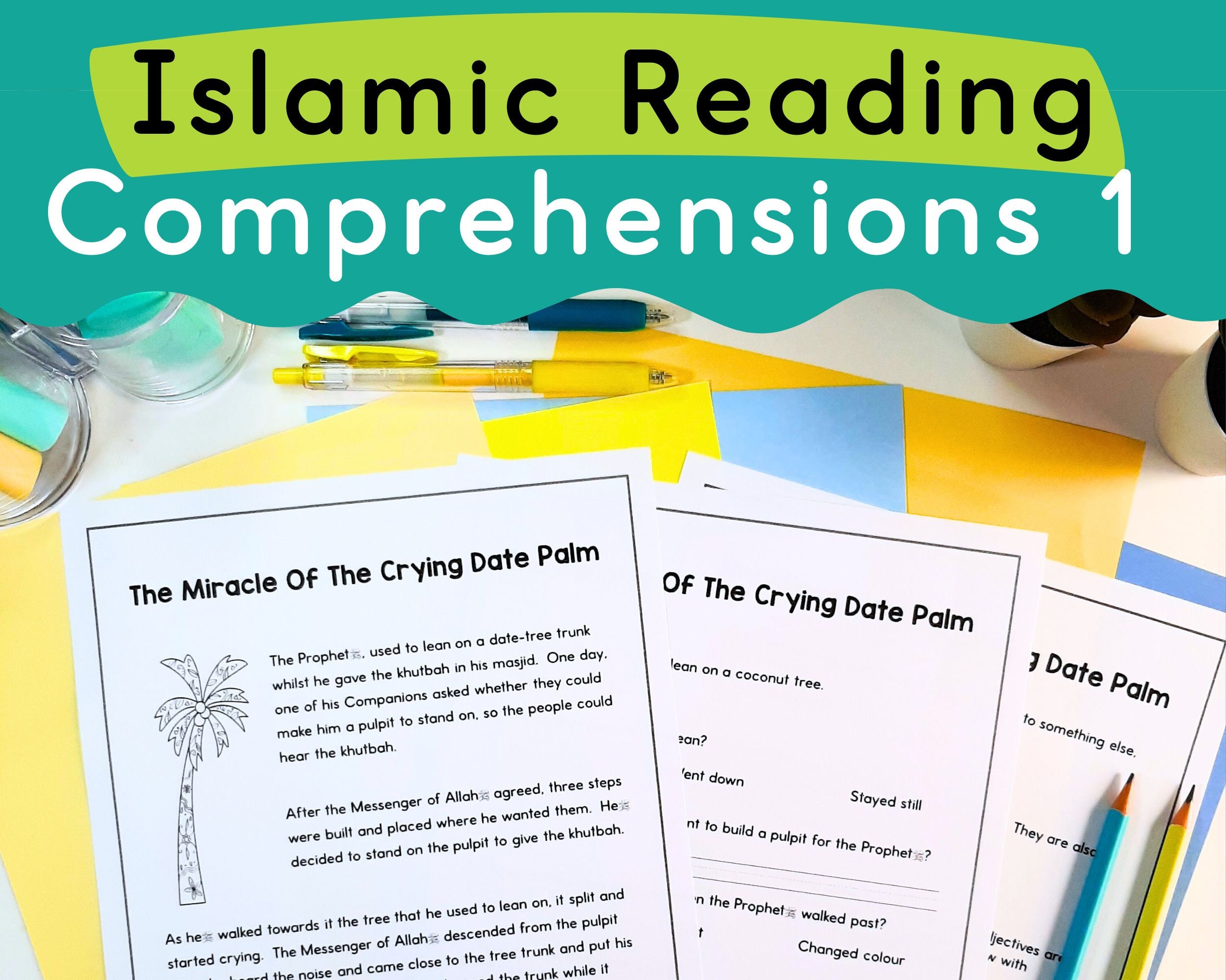 Islamic Reading Comprehension - Etsy