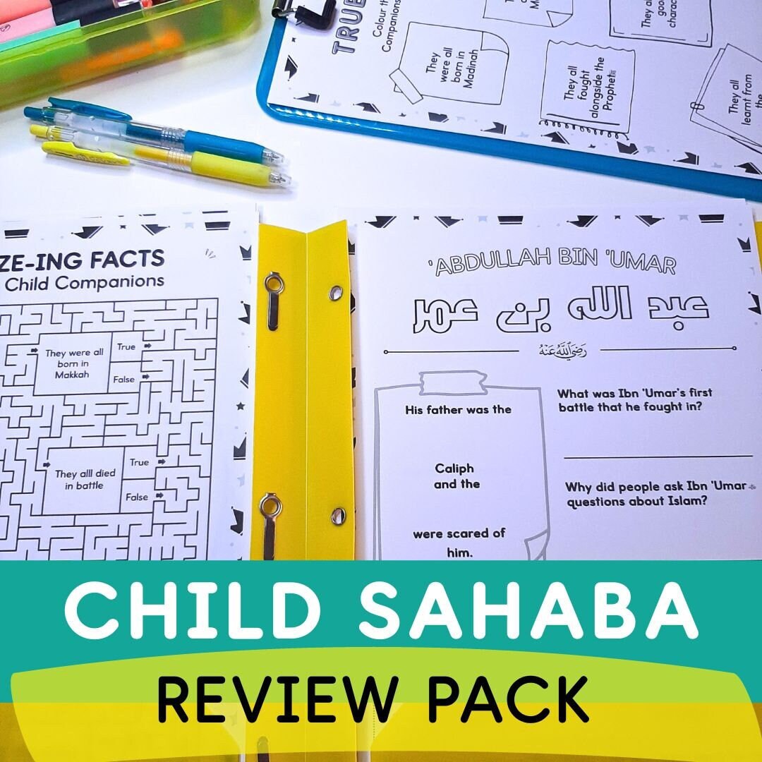 Child Companions of the Prophet -sahaba -islamic Studies - Islamic ...