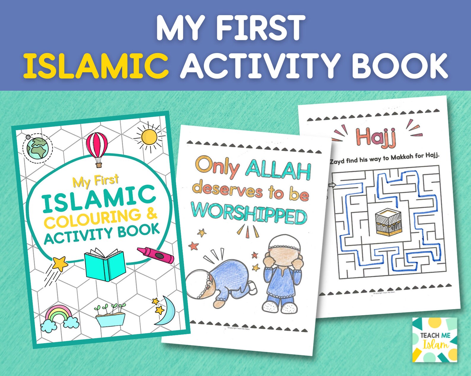 My First Islamic Activity Book - Etsy