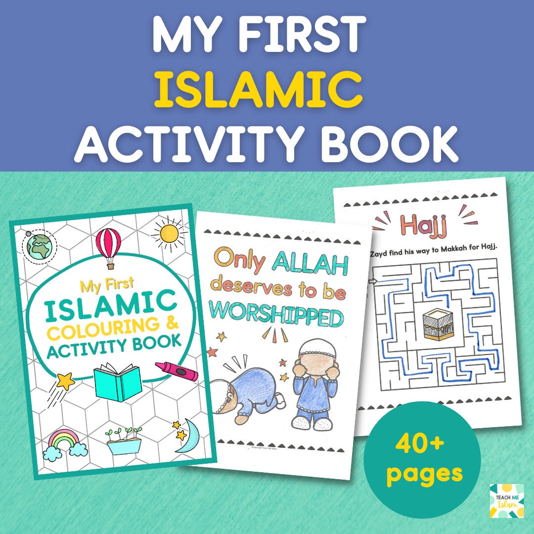 My First Islamic Activity Book (Download Now) - Etsy