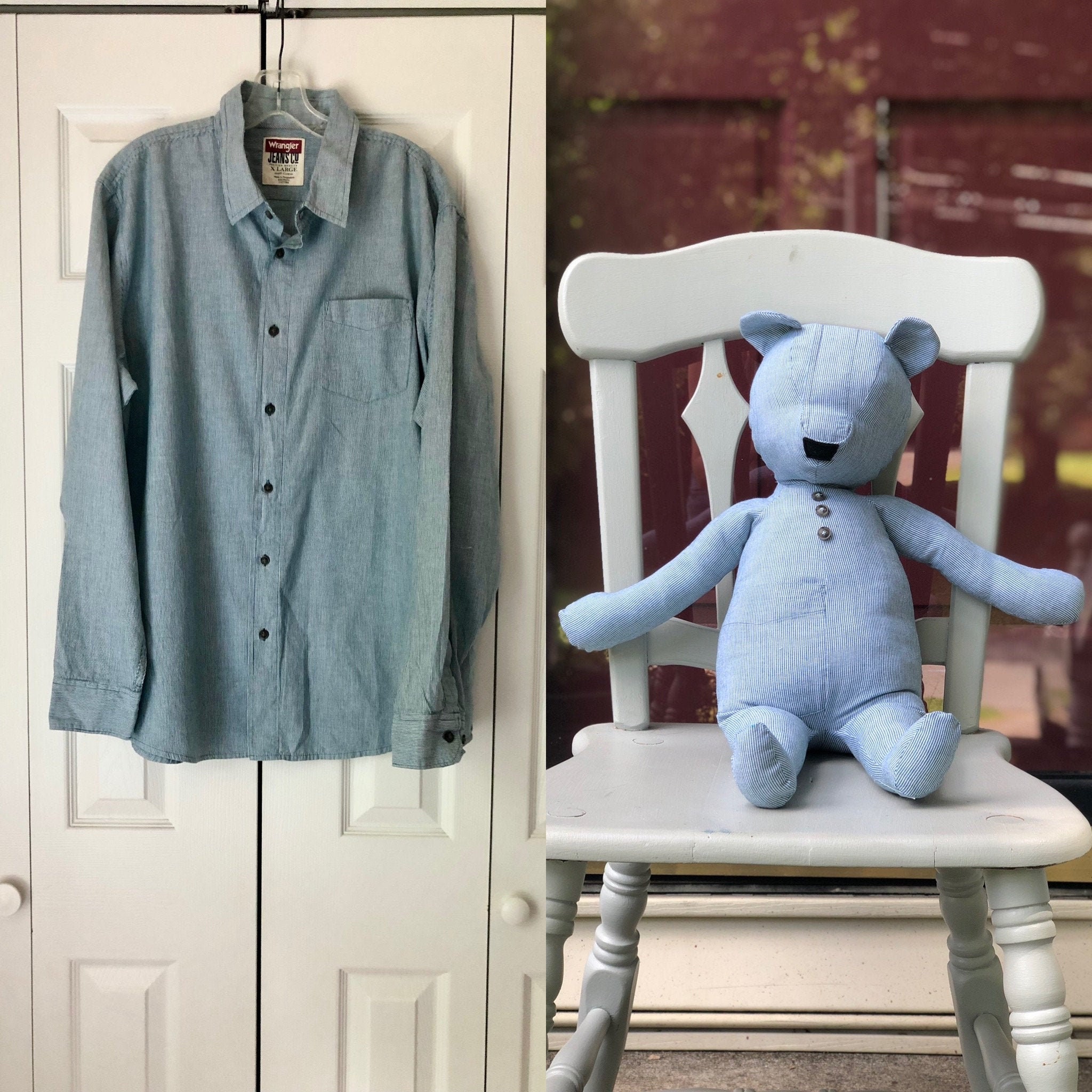 Memory Bear Custom Memorial Stuffed Animal Handmade Teddy - Etsy