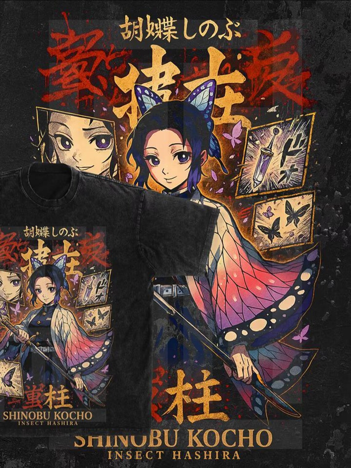 Demon Slayer PNG Bundle – 9 Exclusive Kimetsu No Yaiba Fan Art Designs ...
