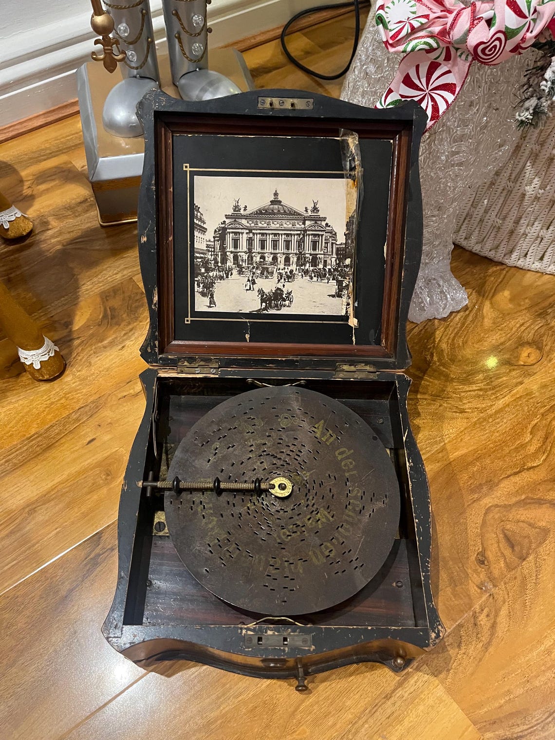 Antique Polyphon With 12 Discs - Etsy