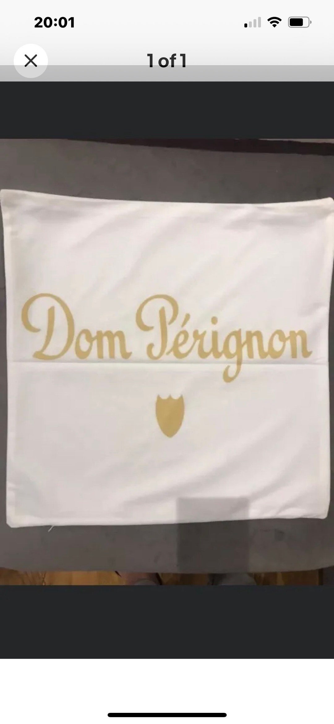 Dom Perignon Cushion Cover - Etsy