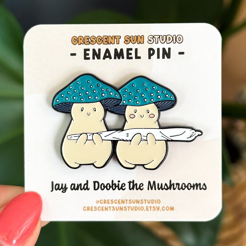 Weed Enamel Pin - Etsy