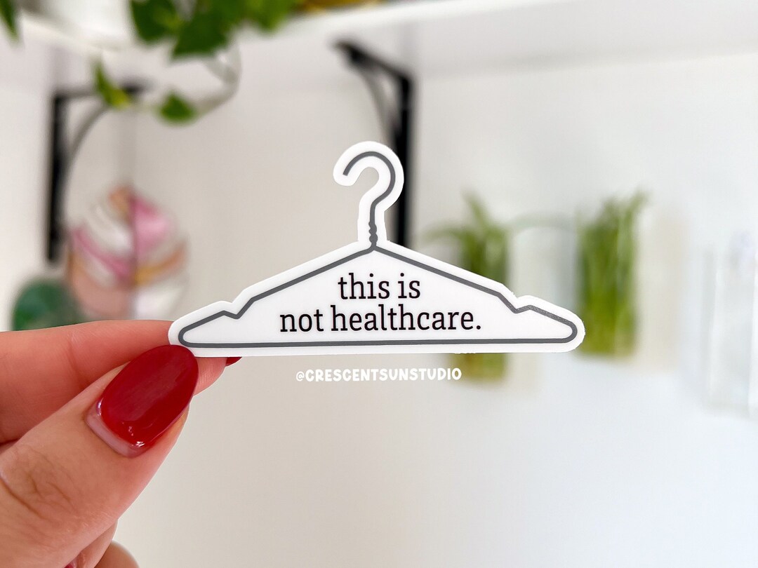 Pro Choice Sticker, Reproductive Rights Water Bottle Decal, This is Not ...