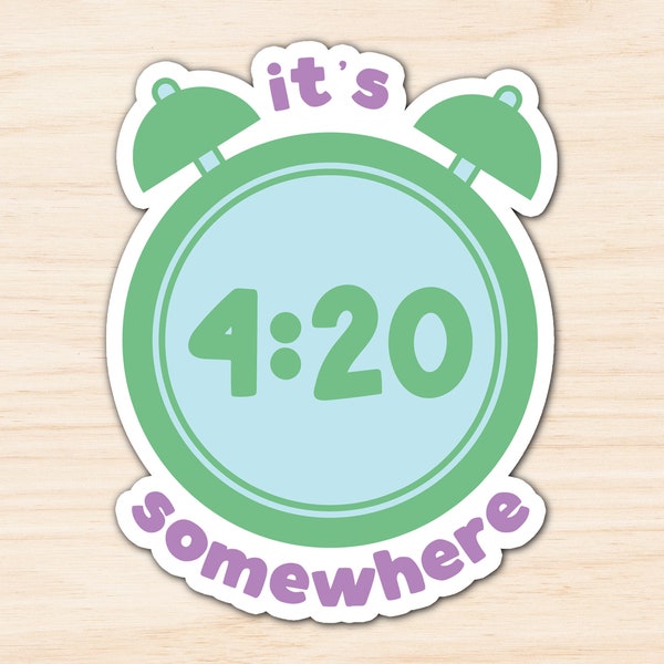 420 Sticker - Etsy