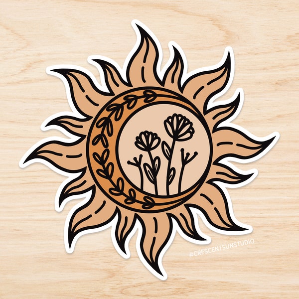 Hippie Sticker - Etsy