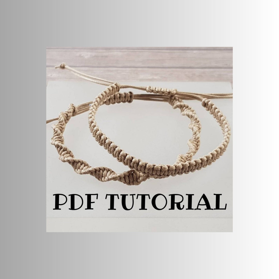 Macrame Friendship Bracelet Tutorial ~ How to ~ Do It Yourself Bracelet ...