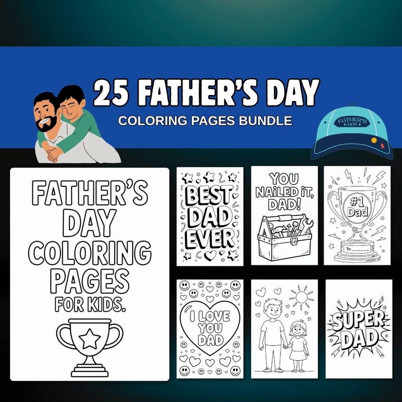 Fathers Day Printable - Etsy