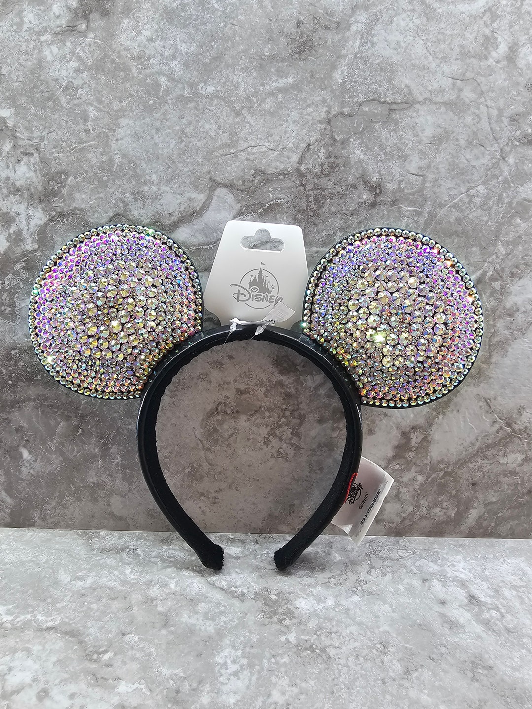 Rhinestone / Blinged Mickey Mouse Ear Headband - Etsy