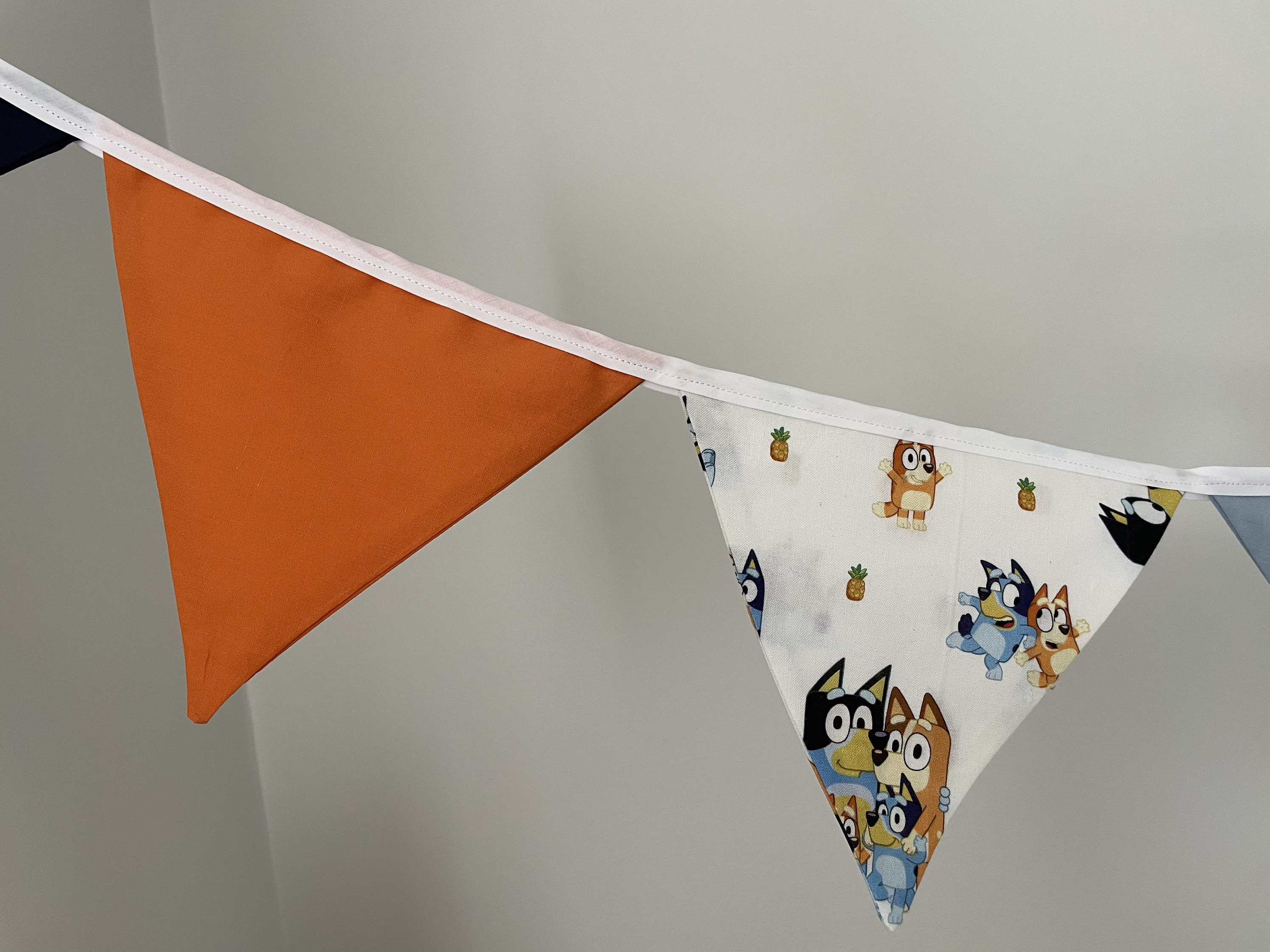 Bunting Flags Banner Bluey Themed Party Decoration - Etsy