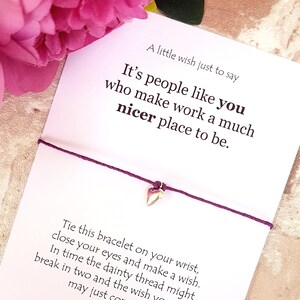 Its People Like You Who Make Work a Nicer Place to Be, Wish Bracelet ...