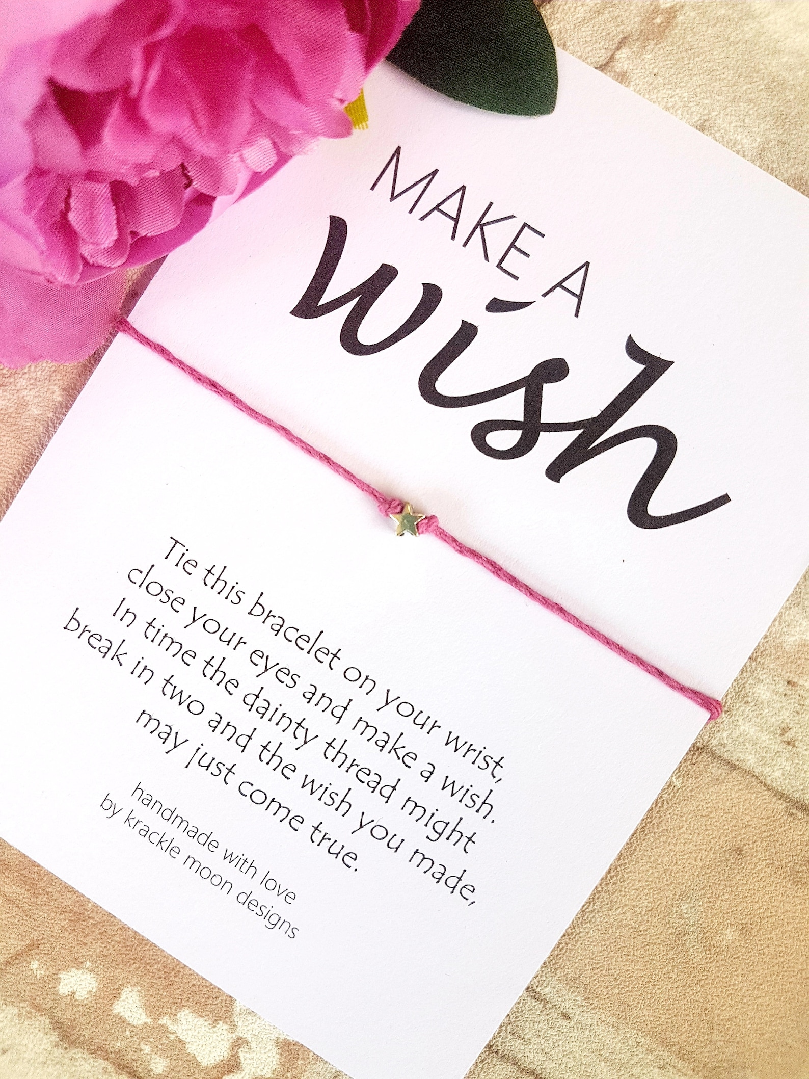 Make A Wish, Wish Bracelet, Friendship Bracelet, Wish Bracelet for ...