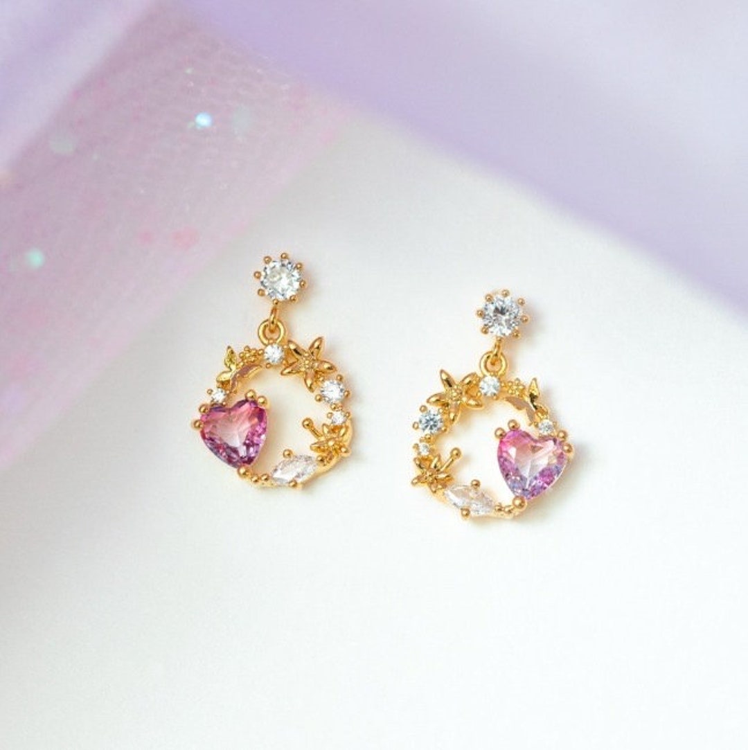 18 Karat Gold Plated Sailor Moon Jupiter Anime Inspired Earrings - Etsy
