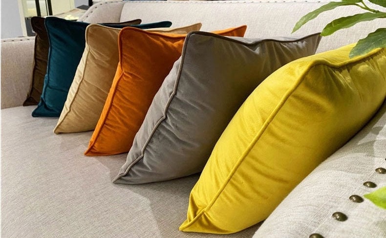 Velvet Cushion Covers From Recycled Plastic Handmade Eco - Etsy UK