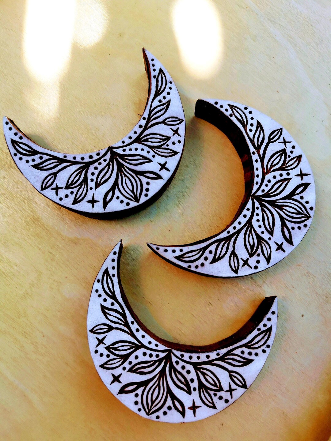 Crescent Moon Stamp for Ceramics, POTTERY STAMP. Textiles - Etsy